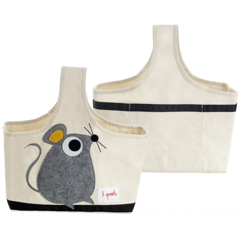 3 Sprouts Storage Caddy - Mouse - Olivers BabyCare