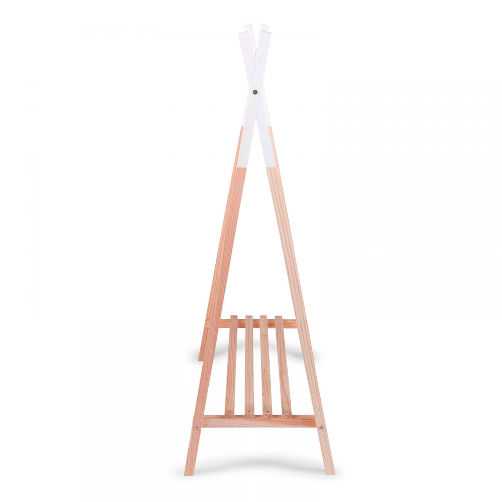 Childhome Tipi Open Clothes Stand | Natural | White | Wardrobe | Nursery