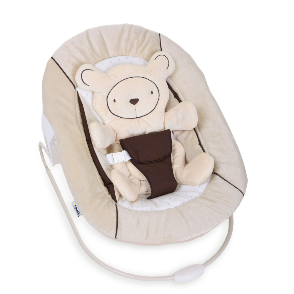 Hauck Alpha Bouncer 2 in 1 - Hearts White - Olivers BabyCare