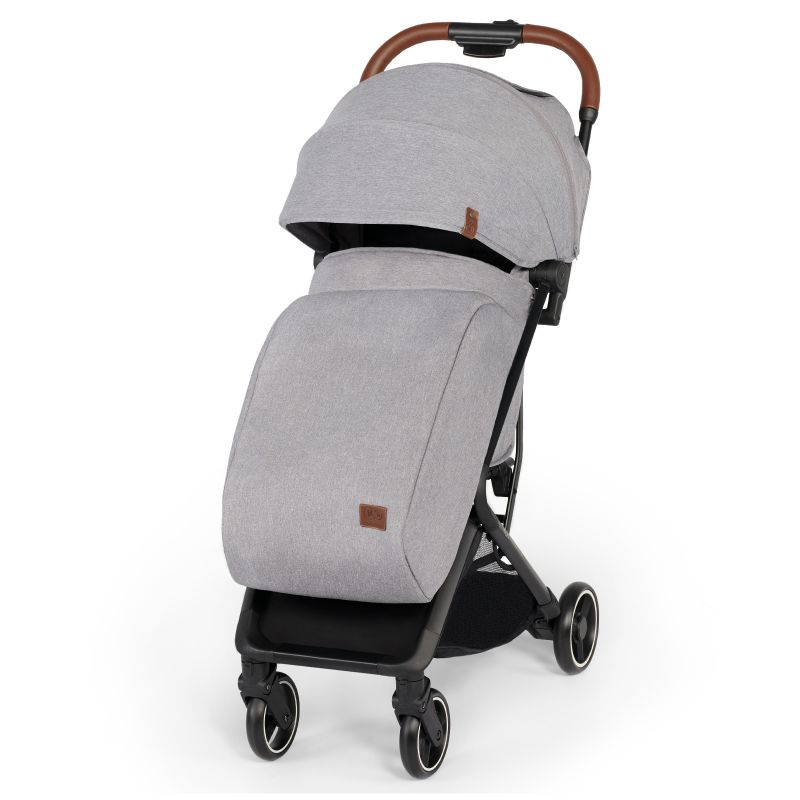 Kinderkraft Nubi Stroller | Grey | Compact Stroller | Baby Travel