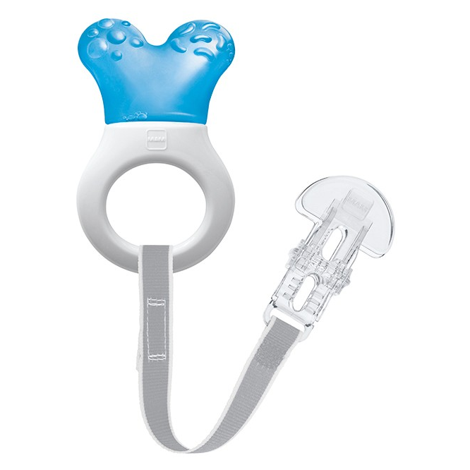 Mam Mini Cooler & Clip Teether - Blue - Olivers BabyCare