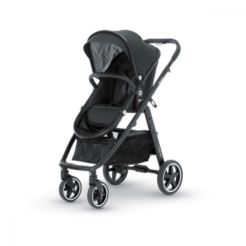 MiniUno Toura Travel System | 3 in 1 Pram | Black Pram | Olivers BabyCare