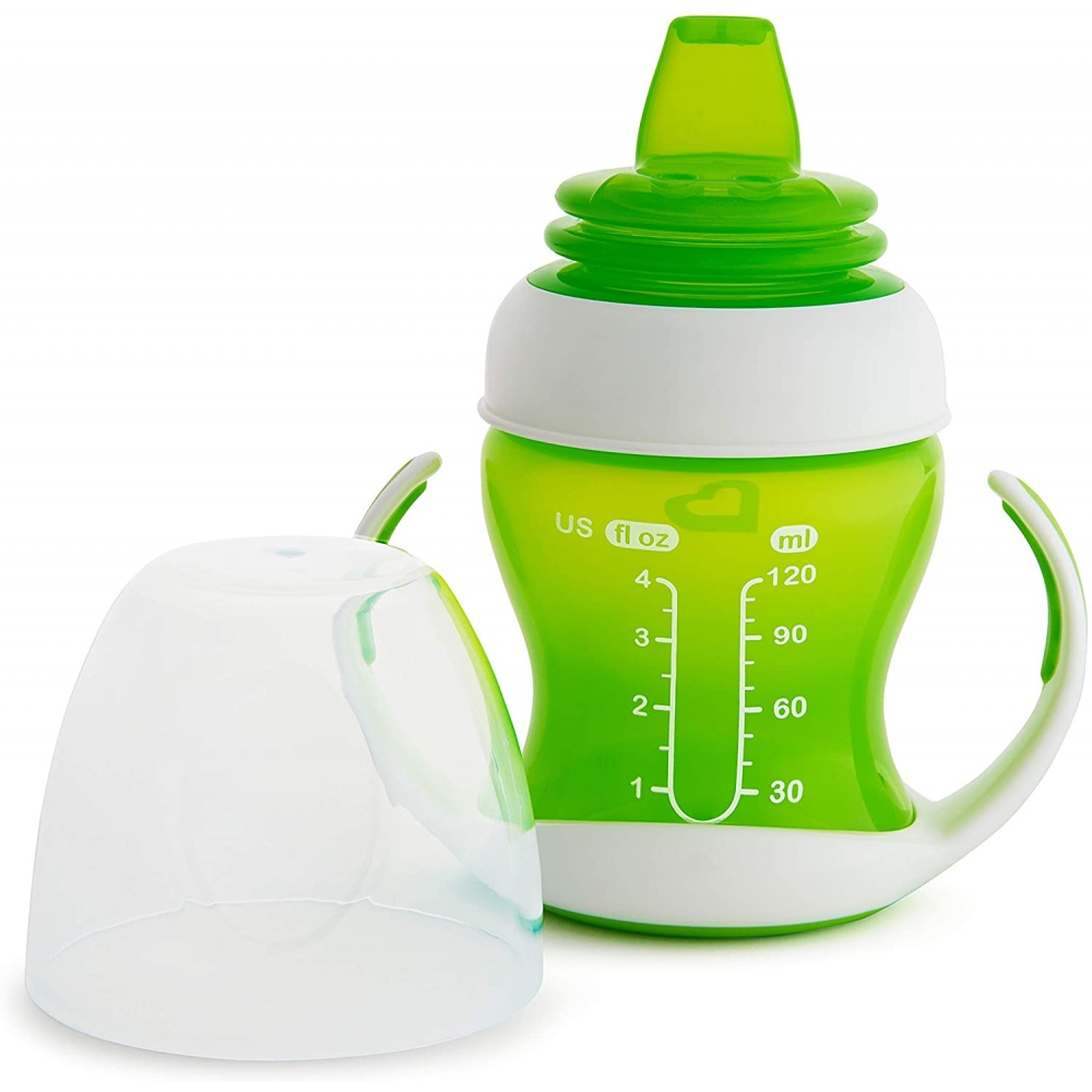 Munchkin Gentle Transition Trainer Cup - Green - Toddler Cup