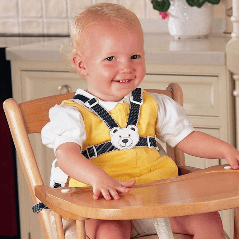 Clippasafe Teddy Harness & Reins - Navy & White - Olivers BabyCare