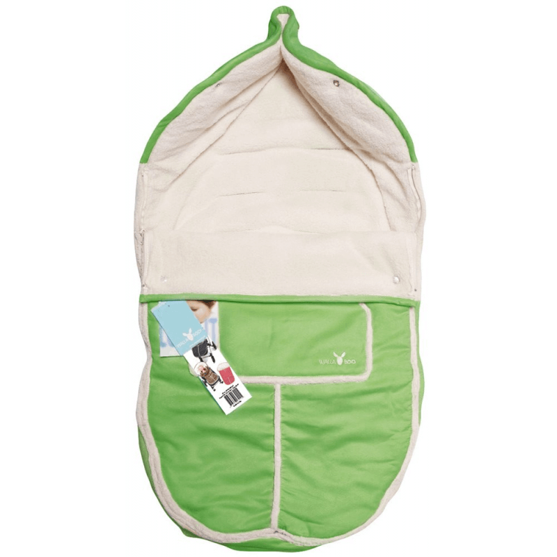 Wallaboo Buggy Baby Footmuff - Lime - Olivers BabyCare