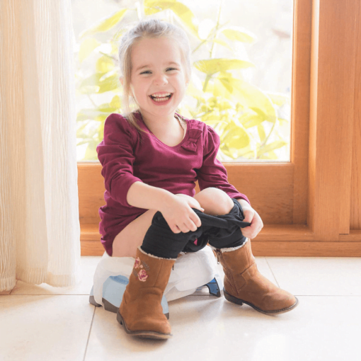 Potette Portable Potty and Toilet Trainer Seat - Blue - Olivers BabyCare