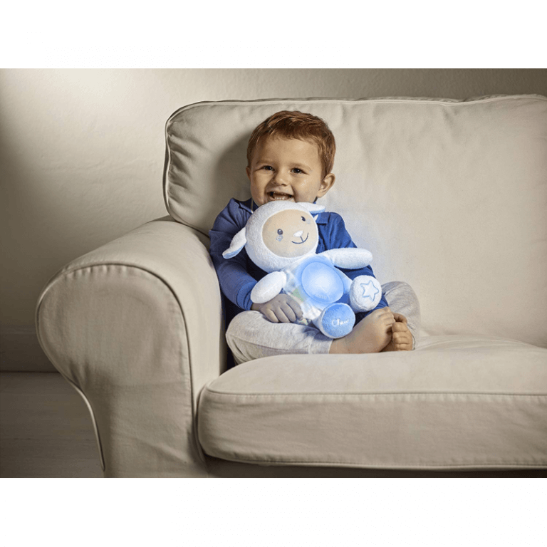 Chicco First Dreams Lullaby Sheep Nightlight Projector | Blue Baby Bear