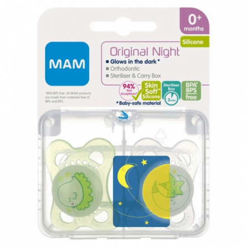 Mam Night Soothers 0m+ - Olivers BabyCare