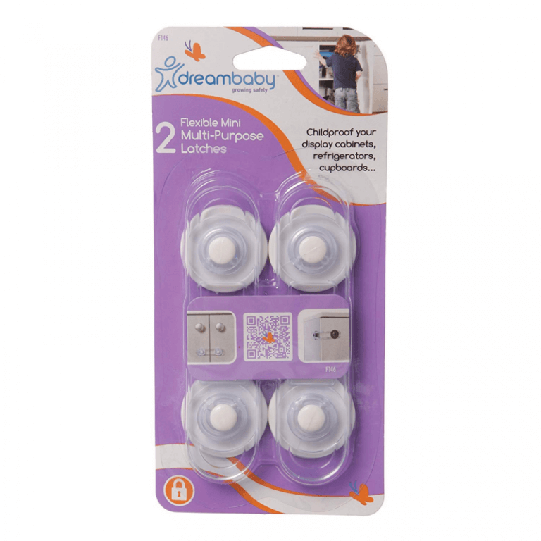 Dreambaby Mini Multi Purpose Latch - 2 Pack - Olivers BabyCare