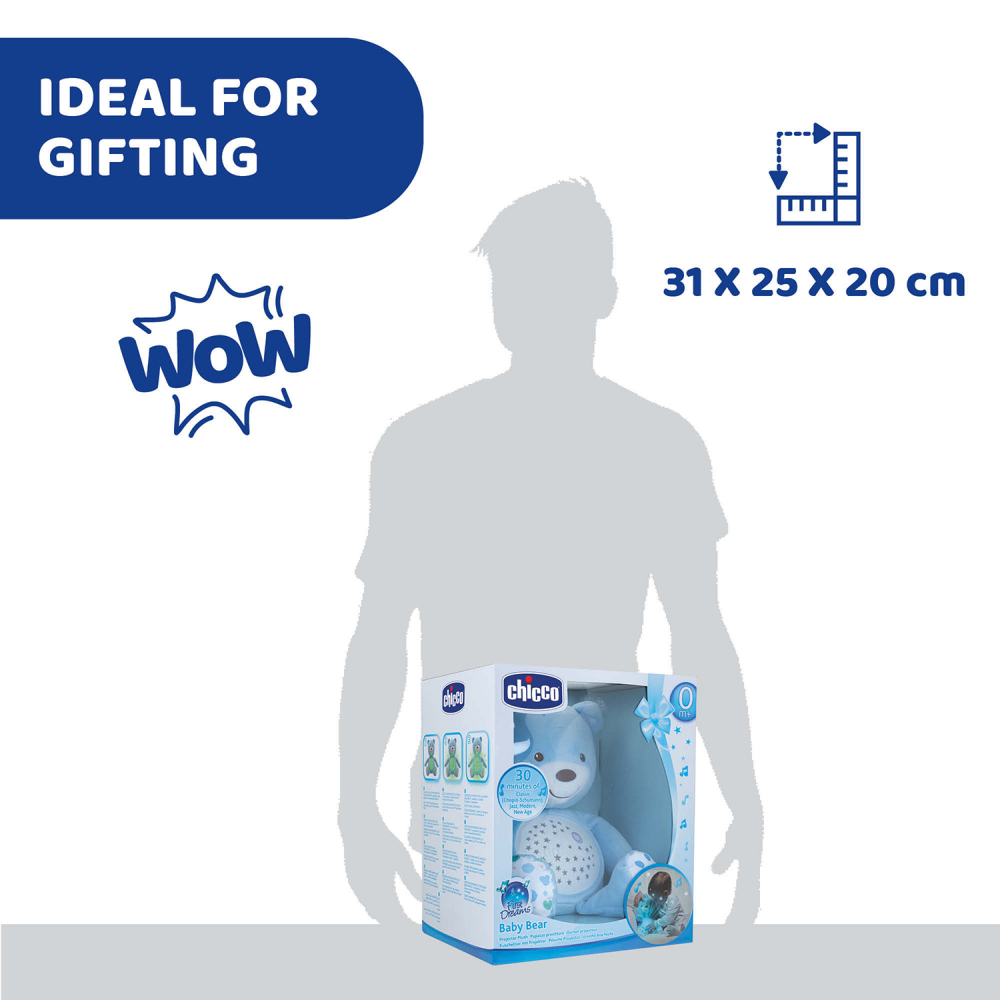 Chicco Blue Baby Bear | Toys & Gifts | Olivers BabyCare