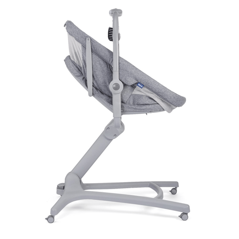 Chicco Baby Hug Air 4-in-1 Crib - Titanium | Highchair | Baby Seat