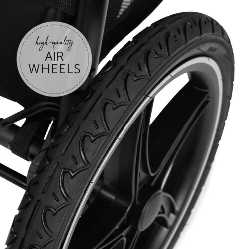 Hauck Runner 2 | Black | Three Wheel Stroller | Pushchair | All-terrain