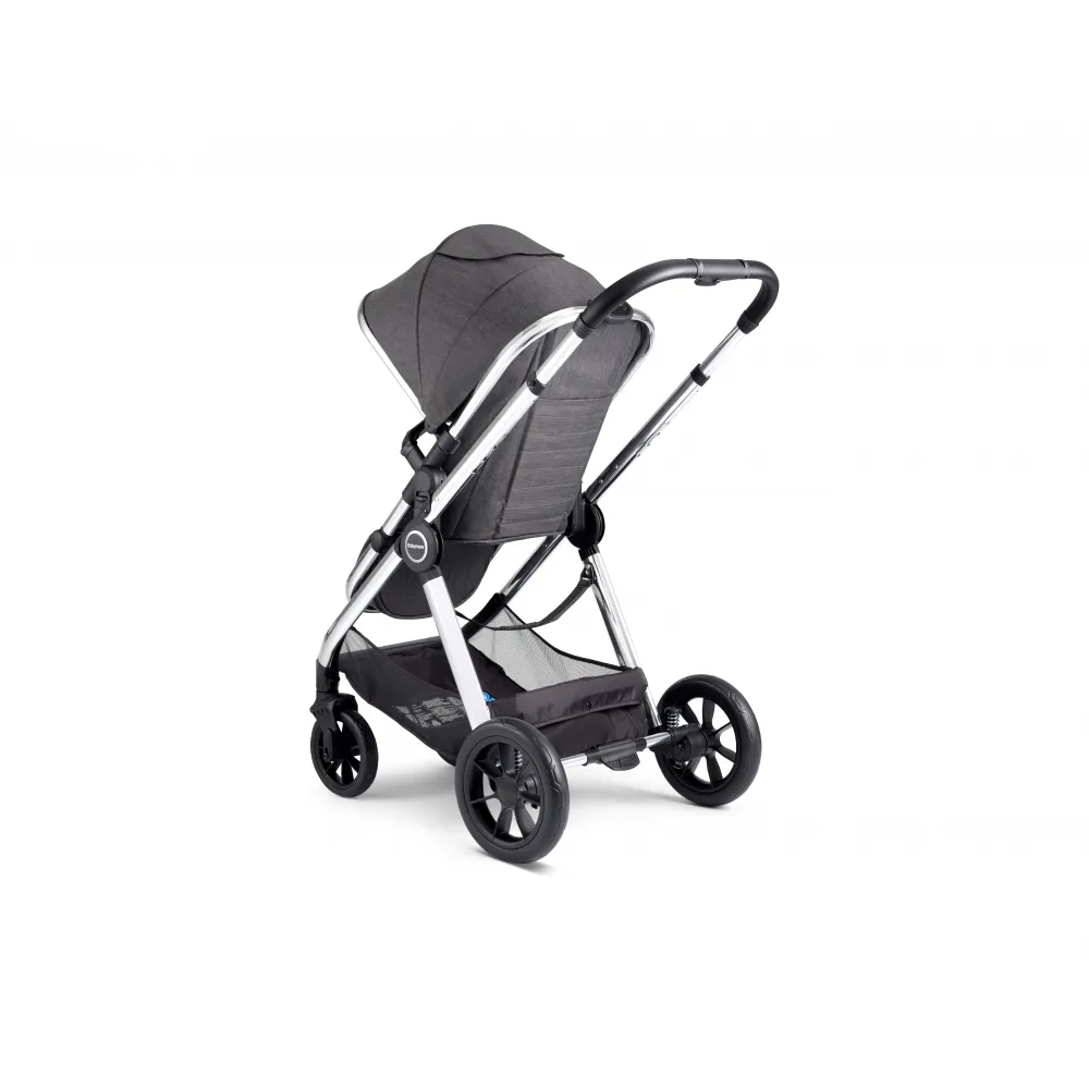Babymore MeMore Pram & Pushchair 11 Piece - Chrome Slate | Grey