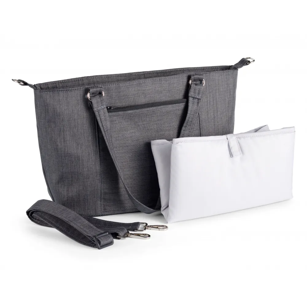 Babymore MeMore Pram & Pushchair 11 Piece - Chrome Slate | Grey