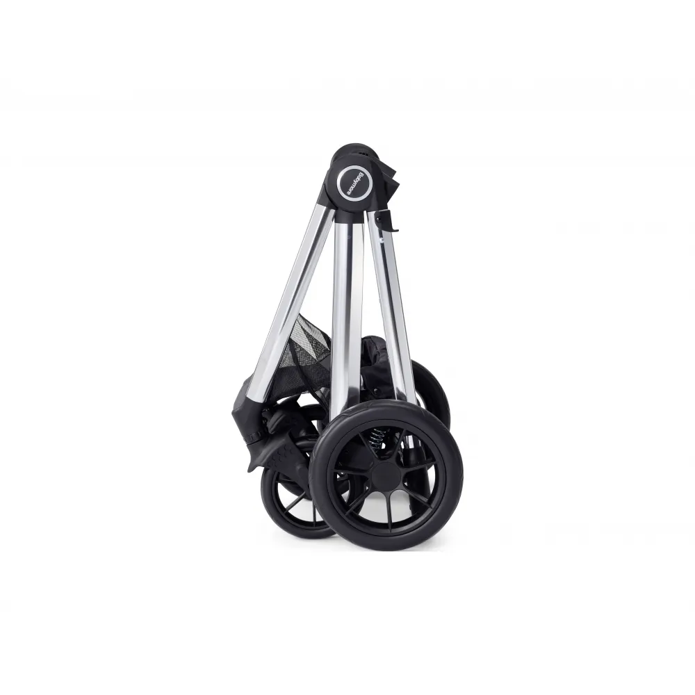 Babymore MeMore Pram & Pushchair 11 Piece - Chrome Slate | Grey