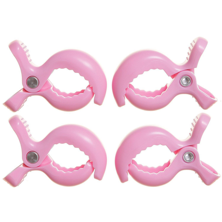 Dreambaby Strollerbuddy Stroller Clips - Pack of 4 - Pink - Olivers ...