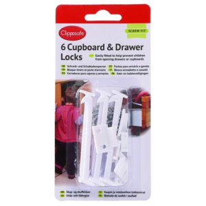 Clippasafe Cupboard and Drawer Locks | Canbinet Latch | Home Safety