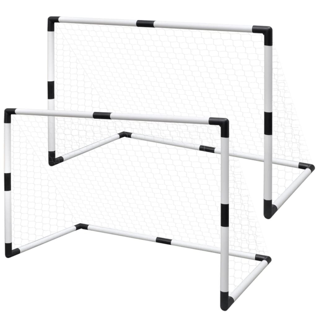 Tegmen 2-Piece Mini Football Goals Play Set
