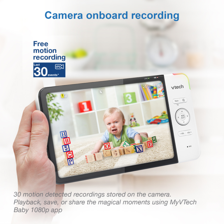 VTech RM7764HD 7" Smart Wi-Fi Video Baby Monitor - Olivers BabyCare