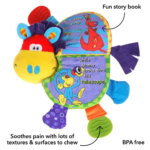 Nuby Flip Flop Teether Book - Olivers BabyCare