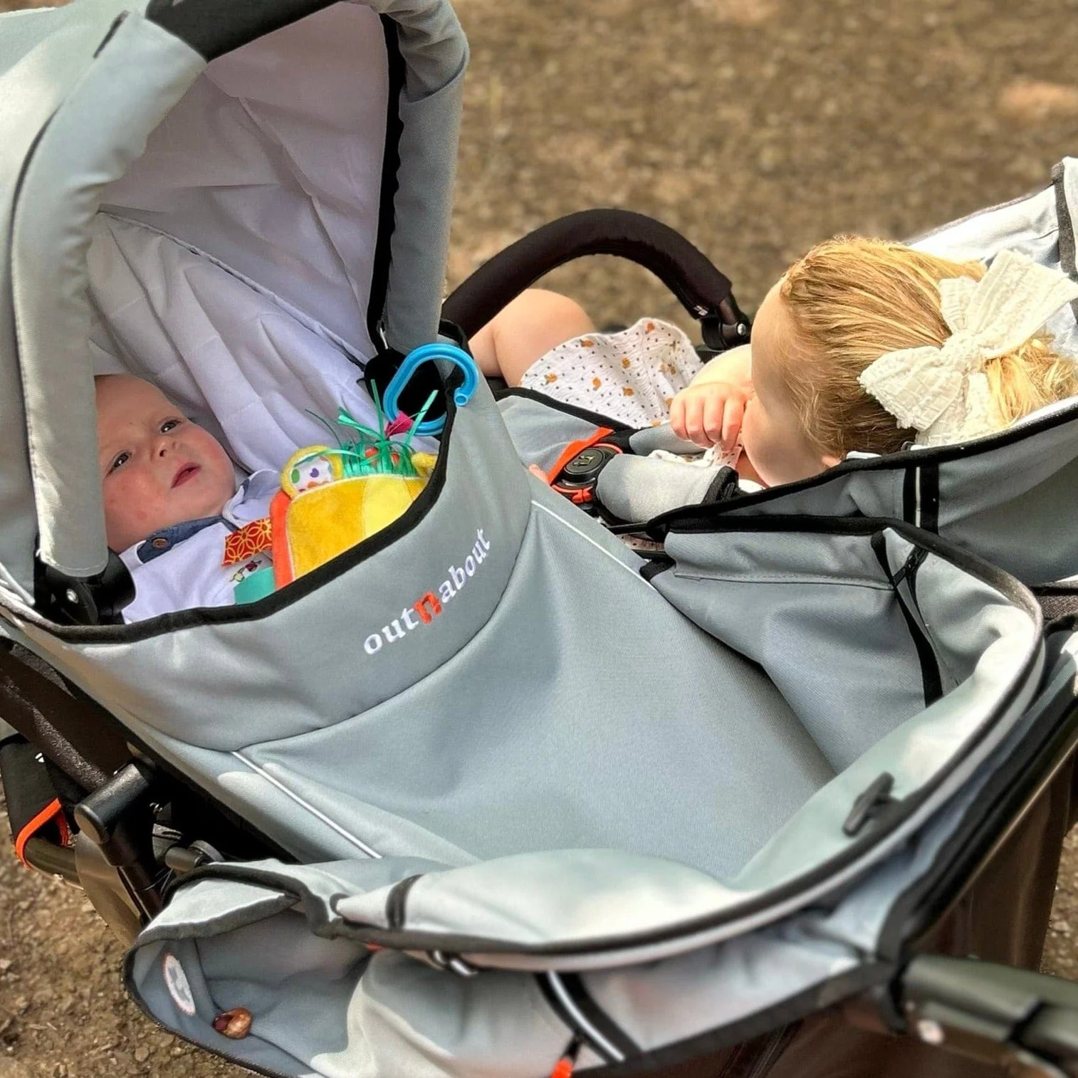 Out'n'About Nipper Double V5 Pushchair - Olivers BabyCare