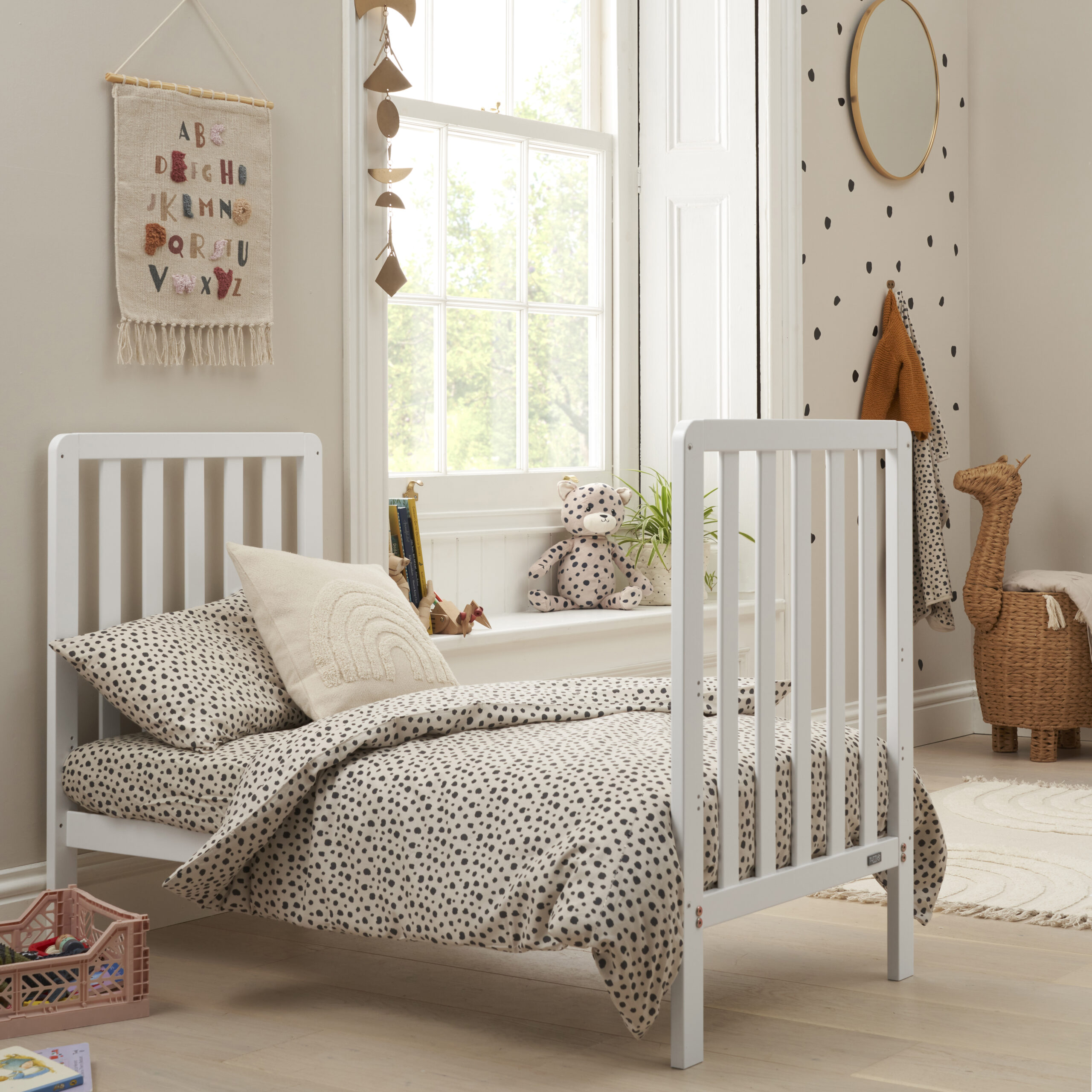 Tutti Bambini Essentials Caterina Mini Cot Bed - White - Olivers BabyCare