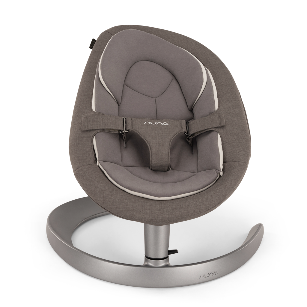 Nuna LEAF Grow Baby Swing With Toy Bar - Granite - Olivers BabyCare