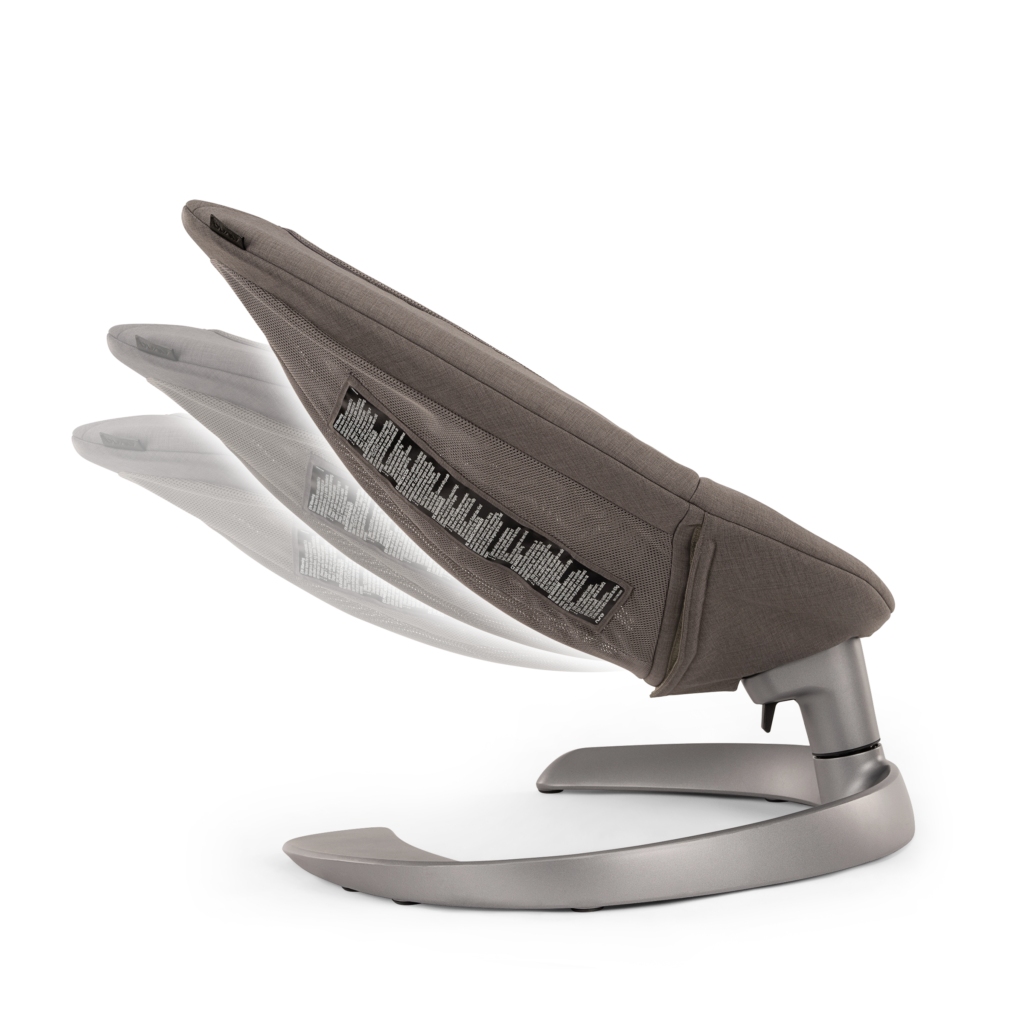 Nuna LEAF Grow Baby Swing With Toy Bar - Granite - Olivers BabyCare